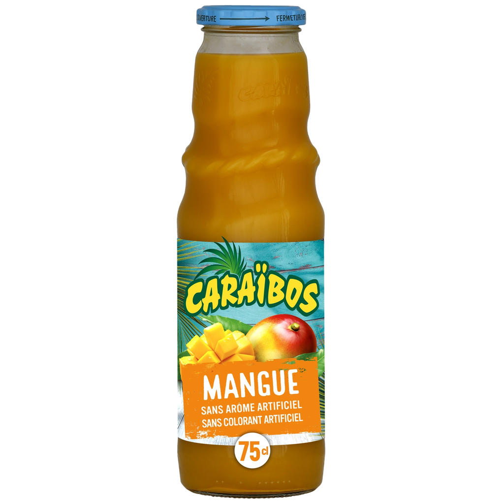 Caraïbos Jus Mangue : La Bouteille De 75Cl | DRH Market